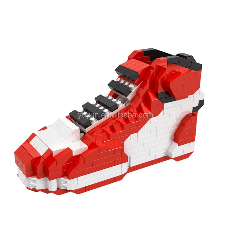 Free Shipping Low Moq Sneaker Head Mini Shoes Nano Building Blocks ...