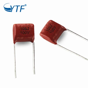Oem 106j 105j 104j 100v Mylar Film Polyester Capacitor Pitch 5mm - Buy ...