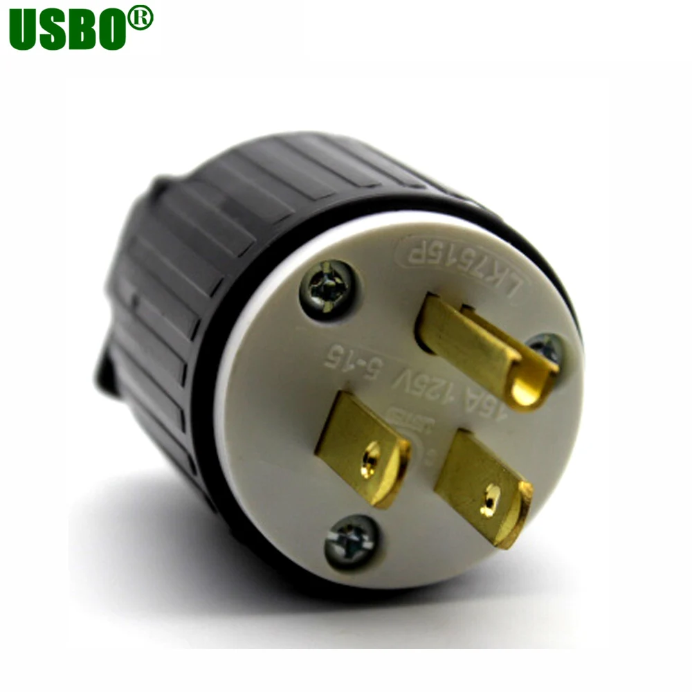 Right Angle Nema 5-15p Male Adapter Electrical Multi Model Plug ...