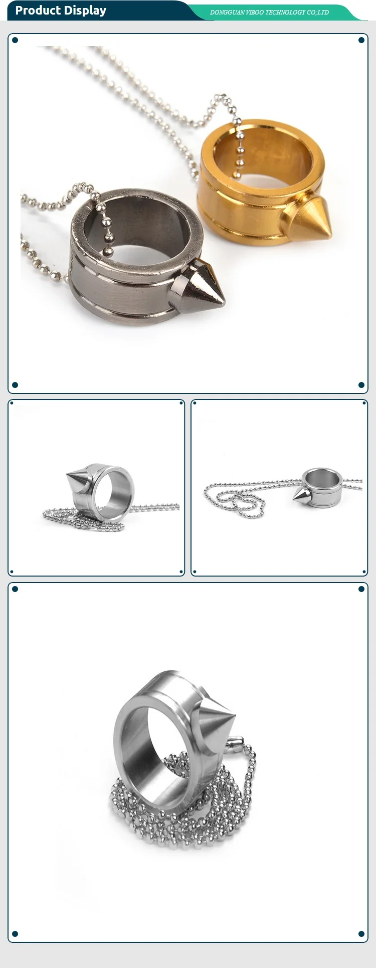 Edc Outdoor Stainless Steel Self Defense Ring - Buy Self Defense Ring ...