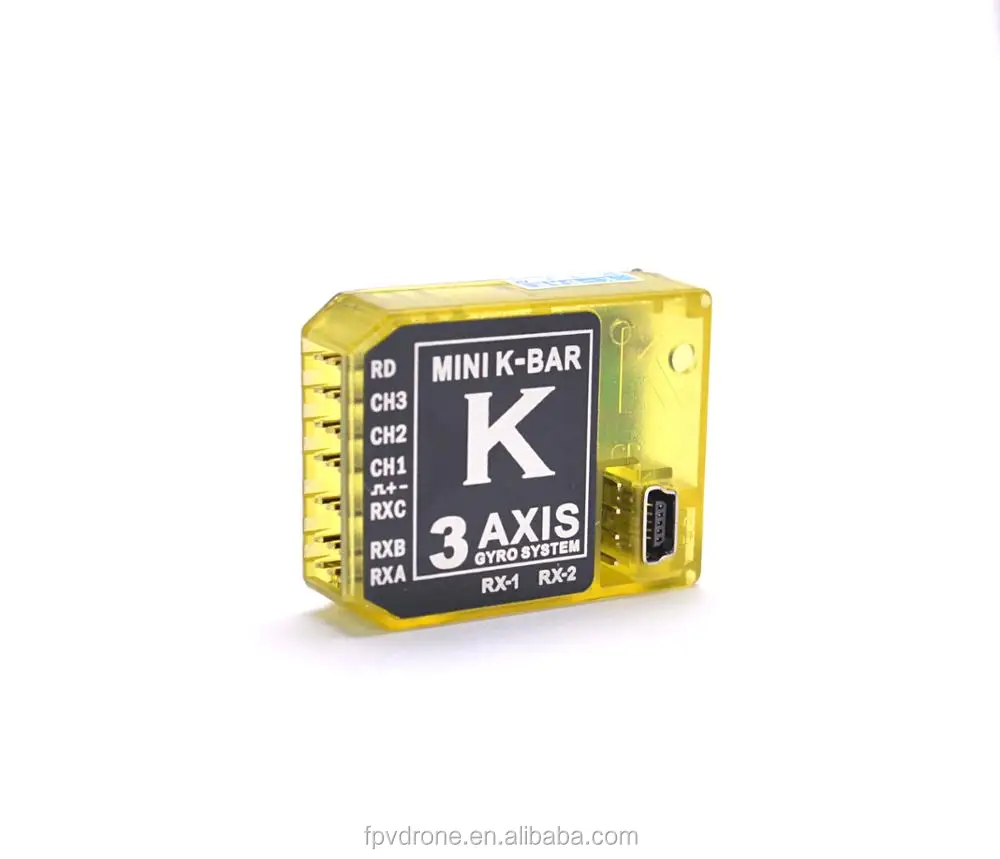 KBAR MINI K-BAR YELLOW K8 Three-Axis Gyroscope for Mikado VBAR Trex