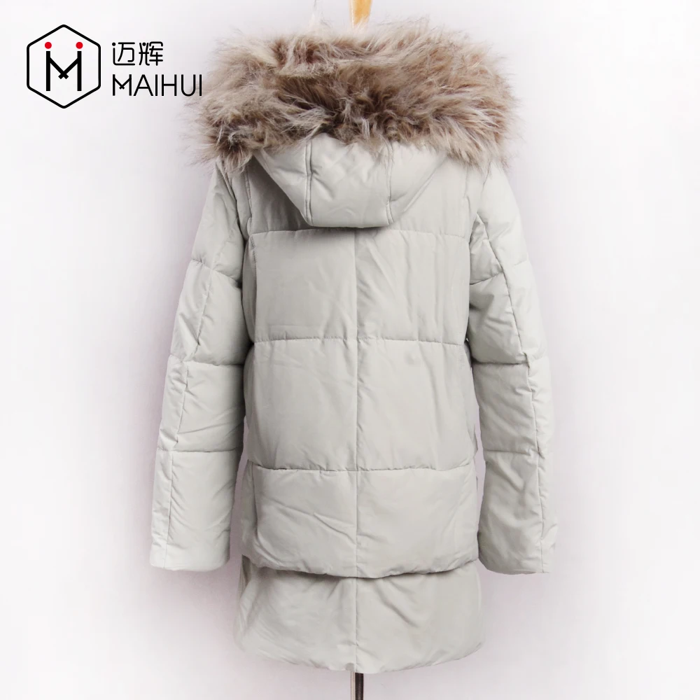Alibaba Women Fur Collar Clothes Long Hooded Barcelona Quilted Jackets ...