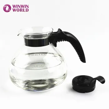 New Product Stove Top Pyrex Glass Whistling Tea/water Kettle 12 Cups ...