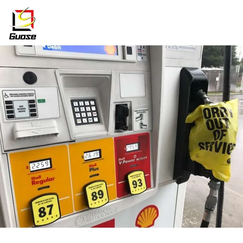 Gas Station Equipment Steel Structure Canopy Roof Pylon Led Gas Price ...