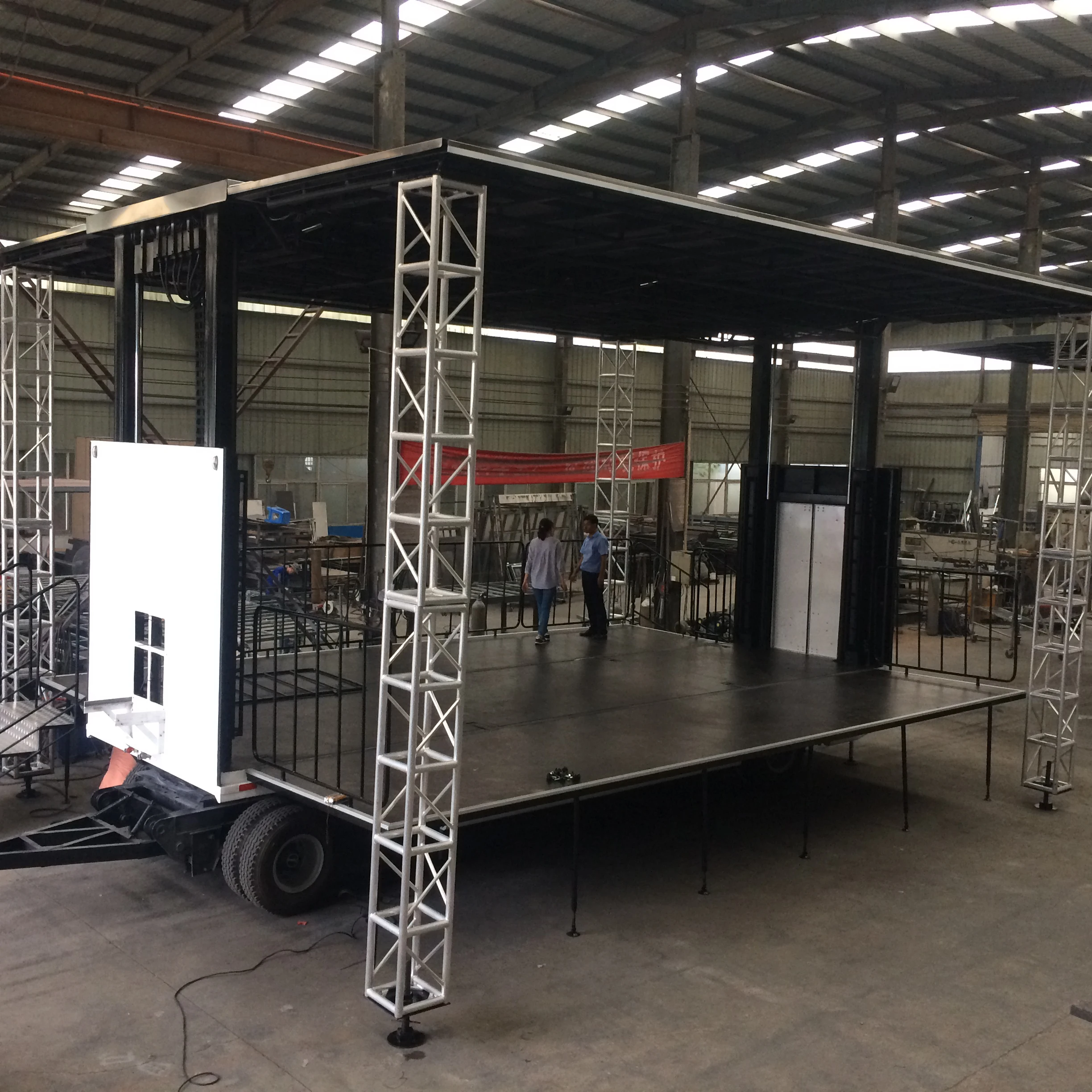 Removable Mobile Stage Semi Trailer Truck - Buy Removable Mobile Stage ...