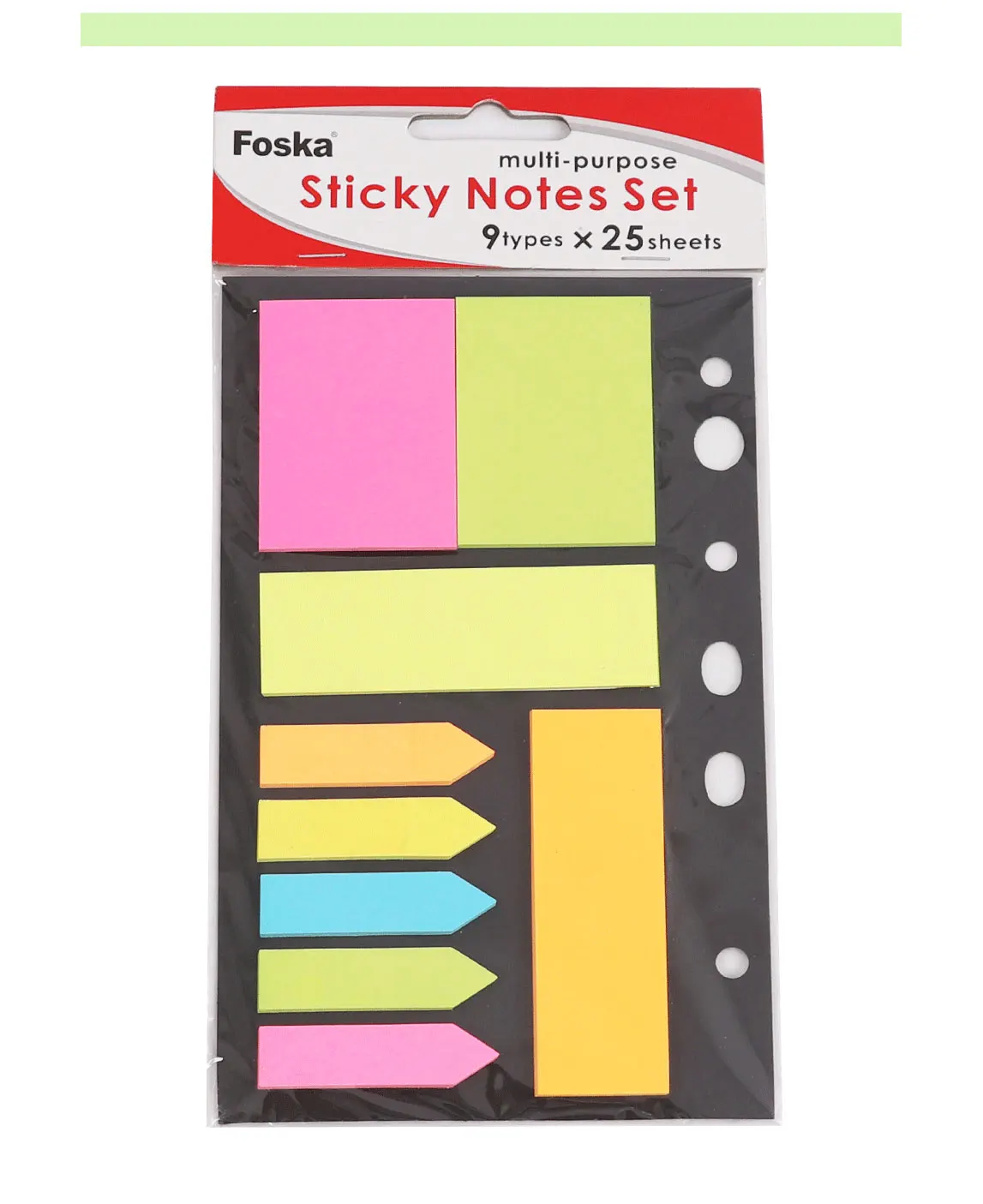 Foska Different Shapes Colorful Offset Memo Pad Sticky Notes Set - Buy ...