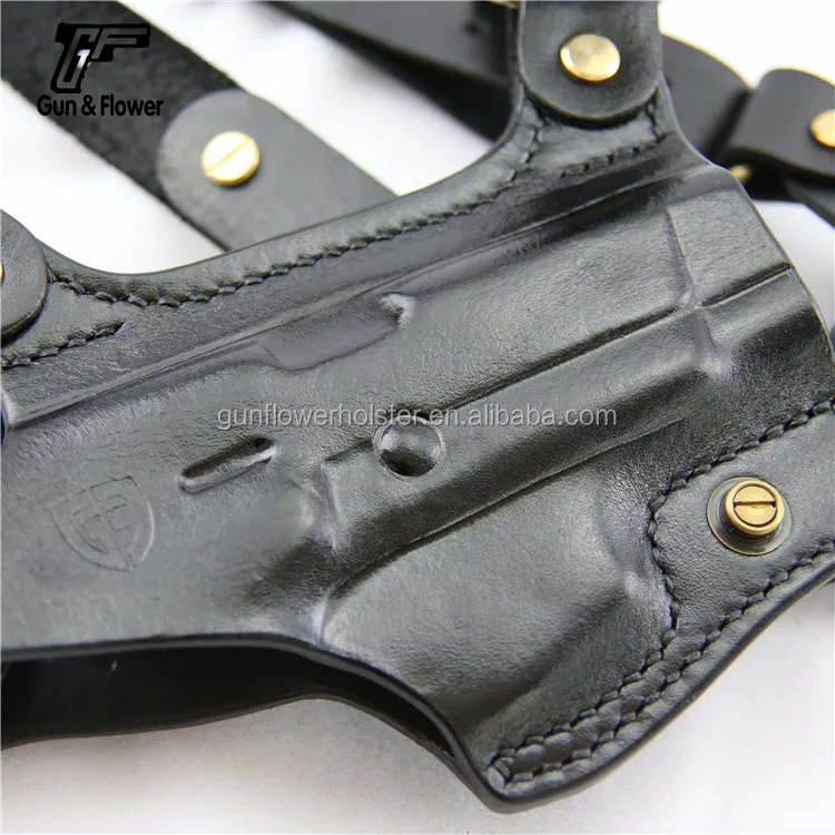 Leather Undercover Shoulder Holster Rig With Handcuff Holster For Hot ...