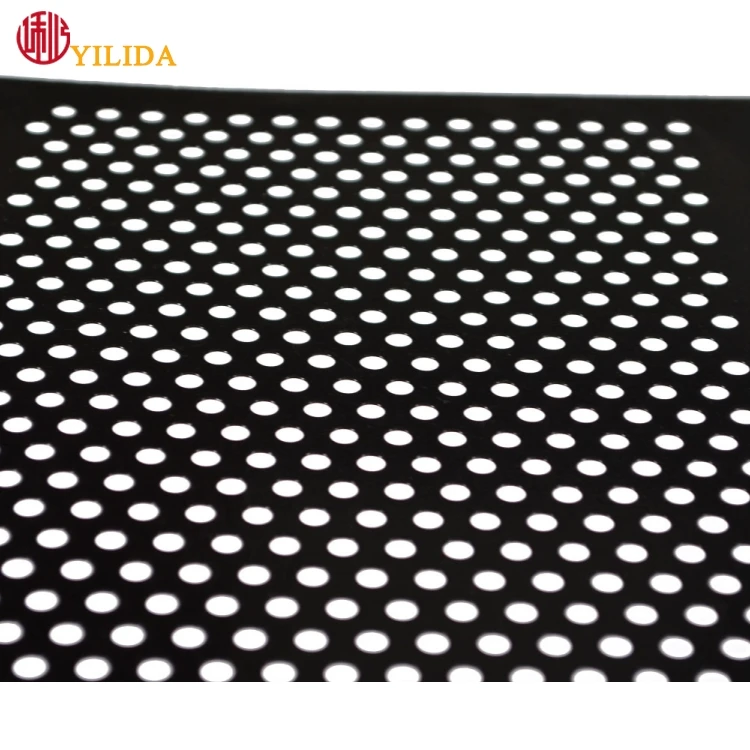 Black Perforated Metal Mesh Panel for Metal Speaker Grille