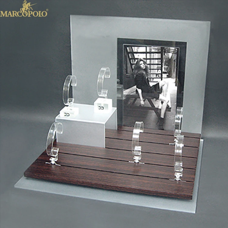 Custom Logos Clear Acrylic Watch Display Box For Promotion - Buy ...