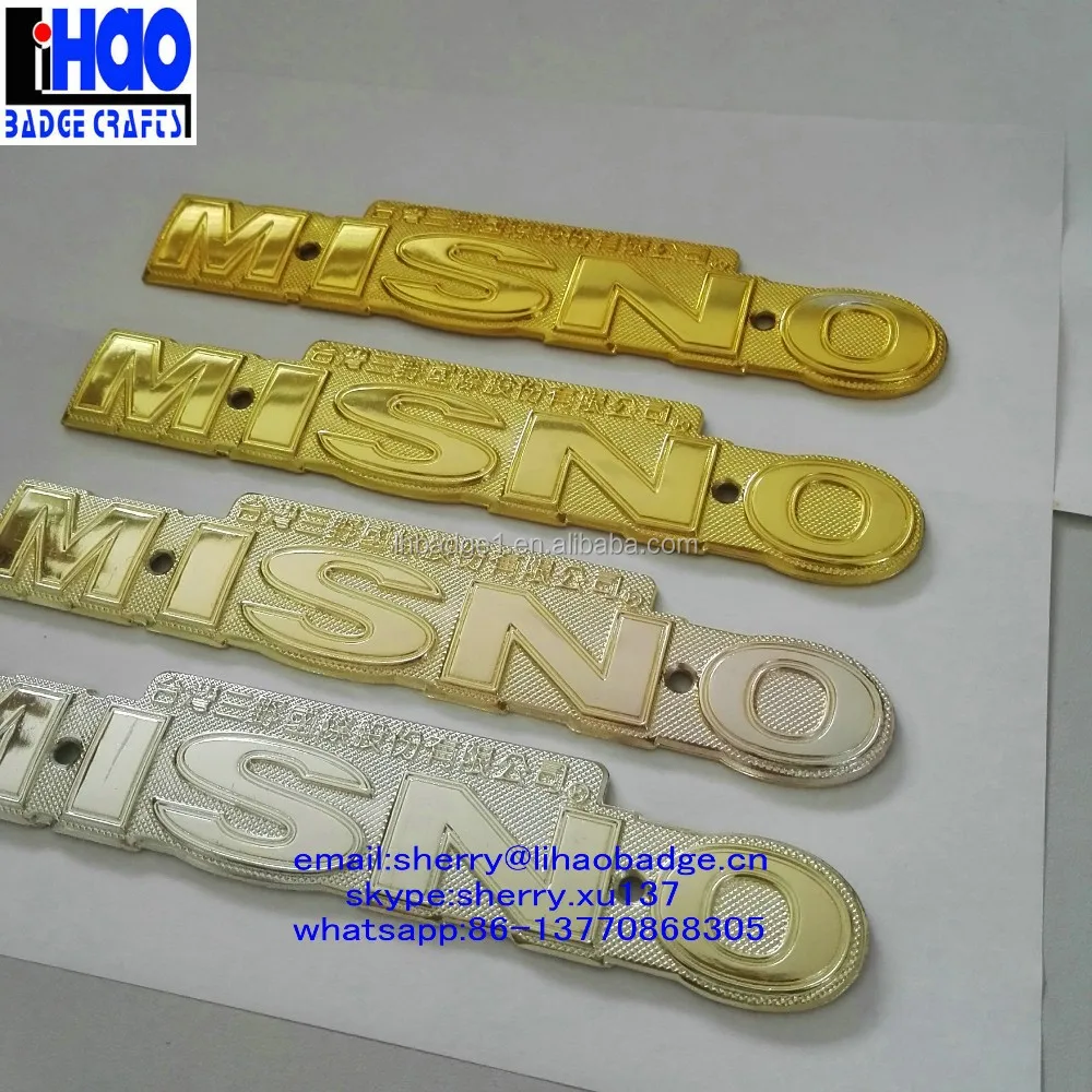 Custom Aluminum Alloy Car Badge For Sale With Various Logo,Raised Logo ...