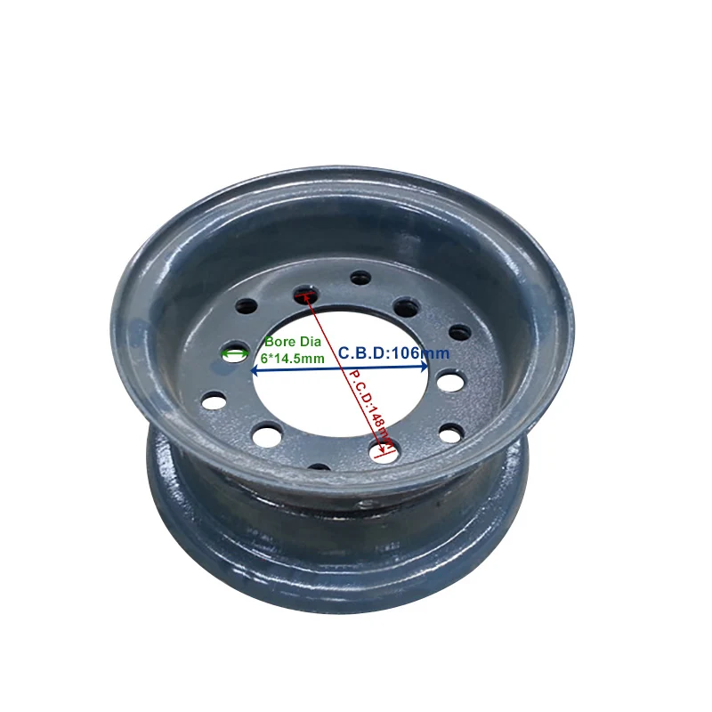 Rim Manufacturer 3.00D-8 Forklift Wheel Industrial Steel Rims