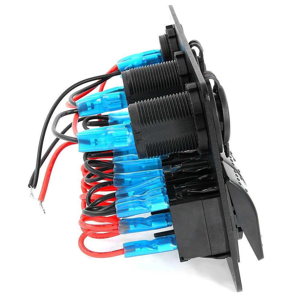 Led Rocker Switch Dashboard Panel Blue Led On/off Land Rover 90 110 ...