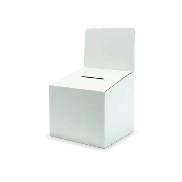 Foldable Cardboard Ballot And Suggestion Boxes - Buy Floor Stand ...