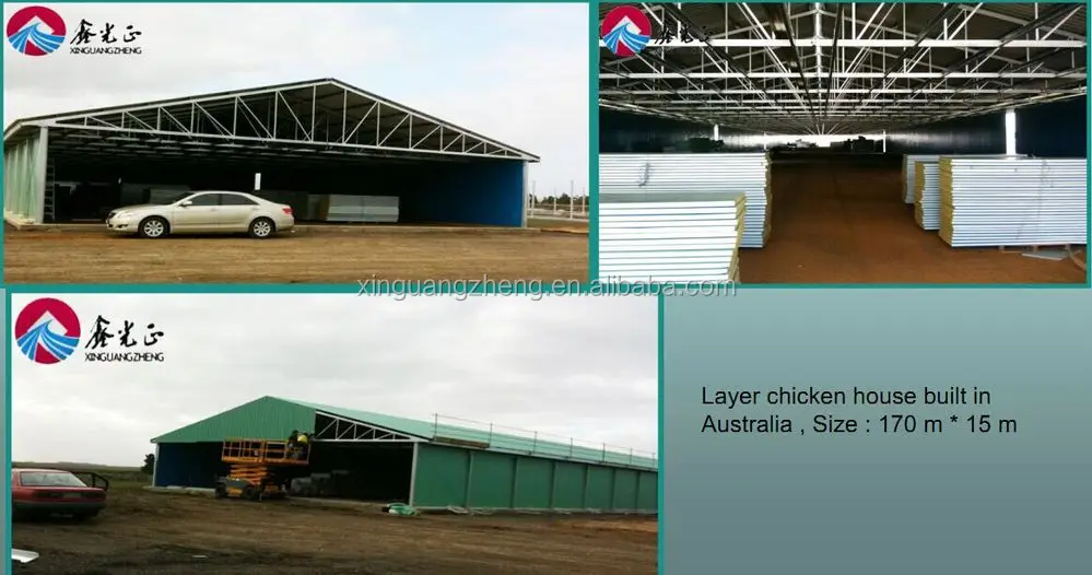 Automatic Control Low Cost Poultry Shed/farm For Broiler Layer Breeder ...