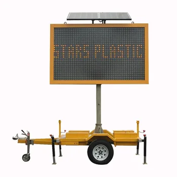 Mobile Informative Led Solar Traffic Warning Signs Variable Message ...
