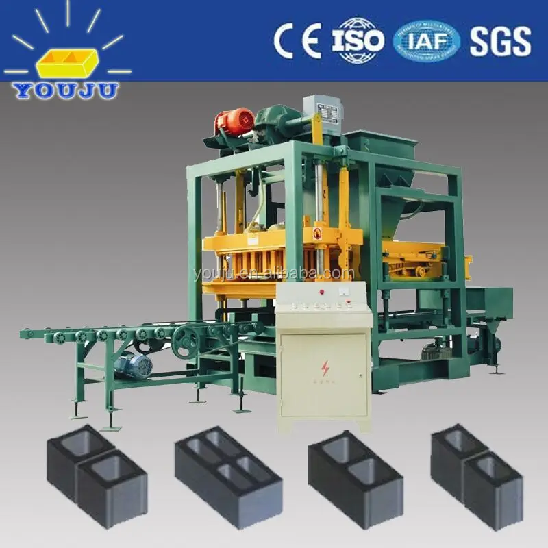 Manual Hollow Block Maker Machine Qtj4-26 Manual Concrete Hollow Block ...