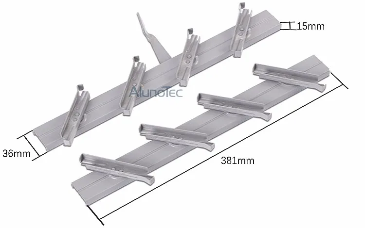 Aluno Aluminum 14mm Louver Blade Frame Kits For Wood Blade Windows ...