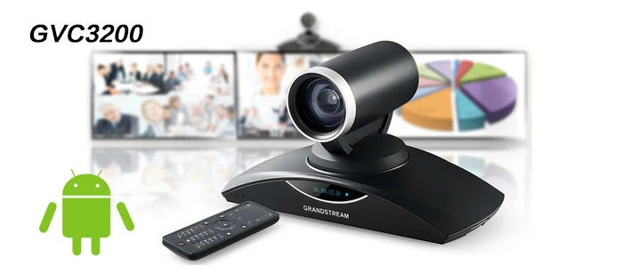 Grandstream-sistema De Videoconferencia Gvc3200,Con Wifi,Cámara Hd - Buy Sistema De Video ...