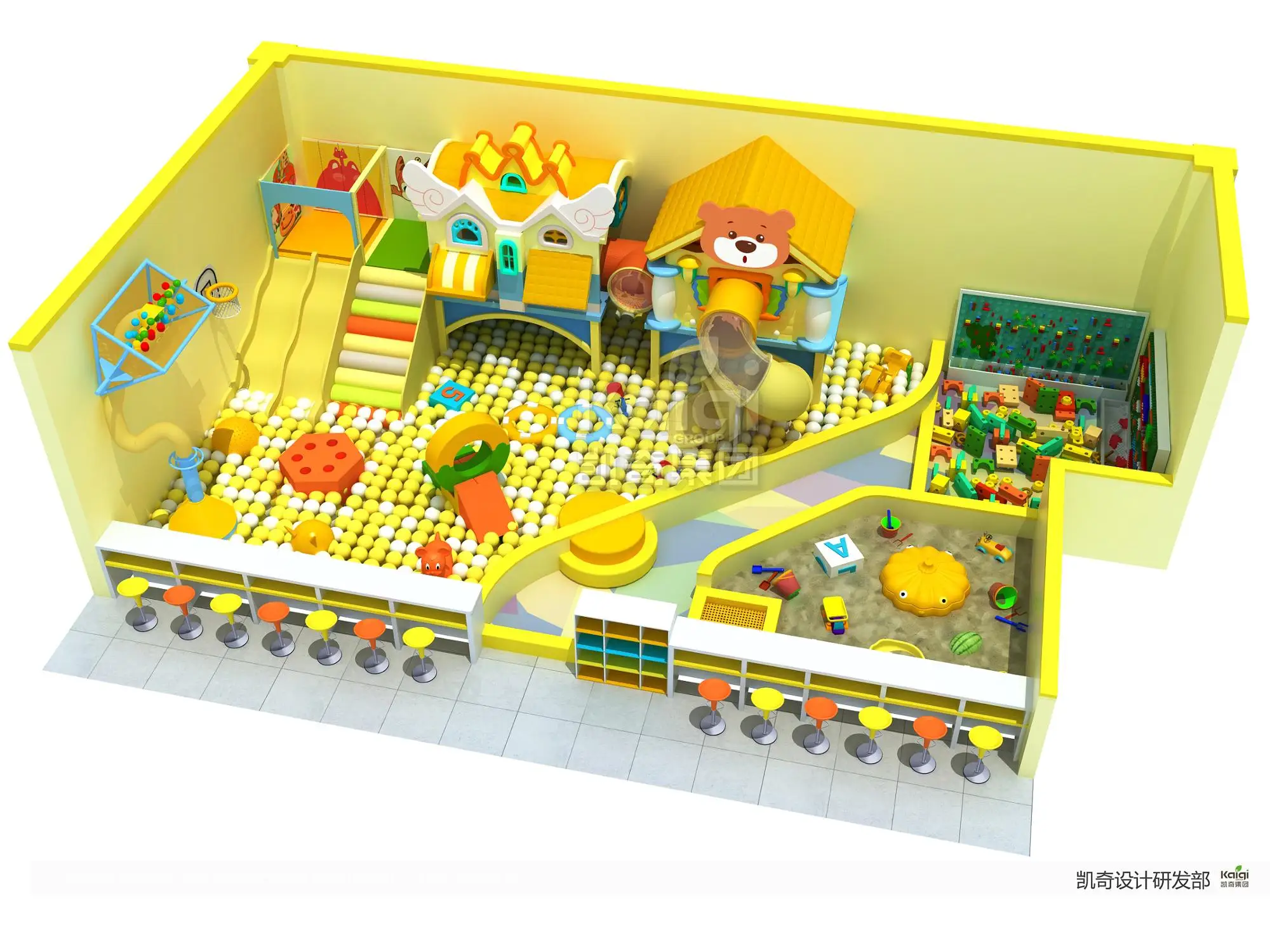 Kaiqi Soft Play Kids Games Mcdonalds Indoor Playground Locations - Buy ...
