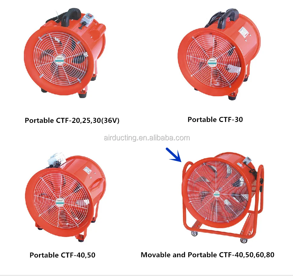 Movable Super Speed Air Ventilator/ventilation Fans With Wheel 32inch ...