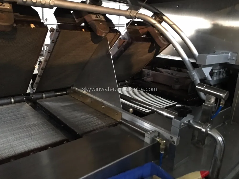 Wafer Baking Equipment Chocolate And Cream Wafer Biscuit Making Machine ...