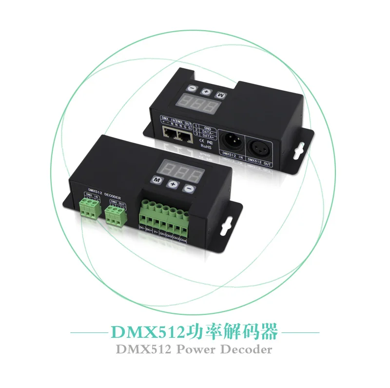 DMX512 Decoder Controller Dimmer 4 Channel 4A for LED