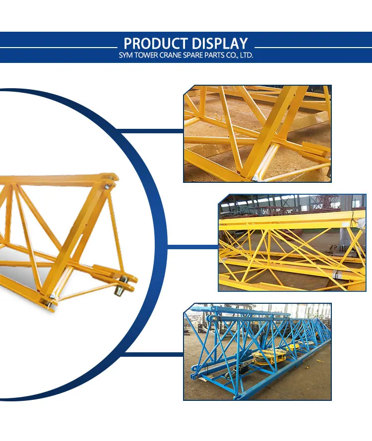 Sym Tower Crane Spare Parts Stand Jib Section - Buy Tower Crane Spare ...