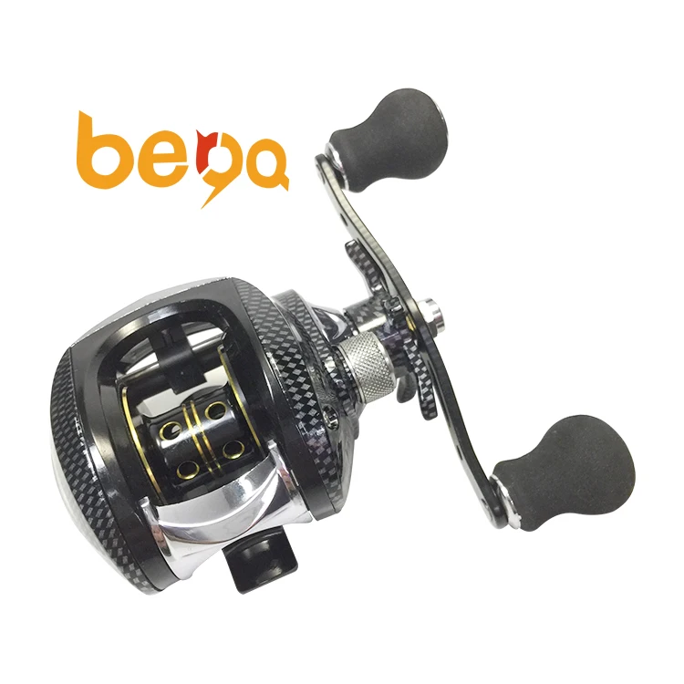 Smooth Dual Braking System 17+1bb Baitcasting Fishing Reel Low Profile ...
