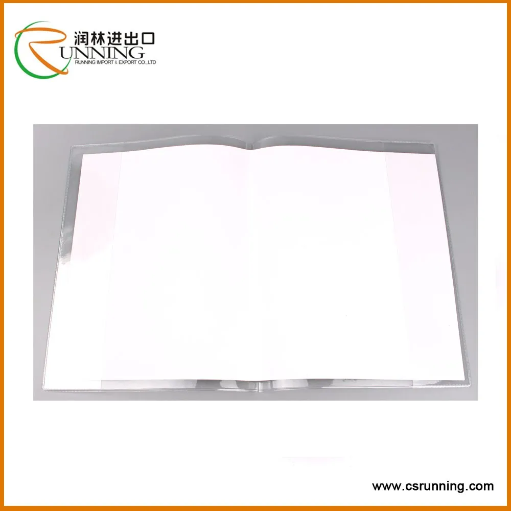 Clear Plastic Adjustable Protective Book Covers for School