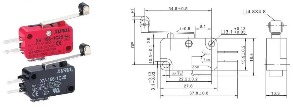 Roller Lever Micro Switch - Reliable and Durable Solutions