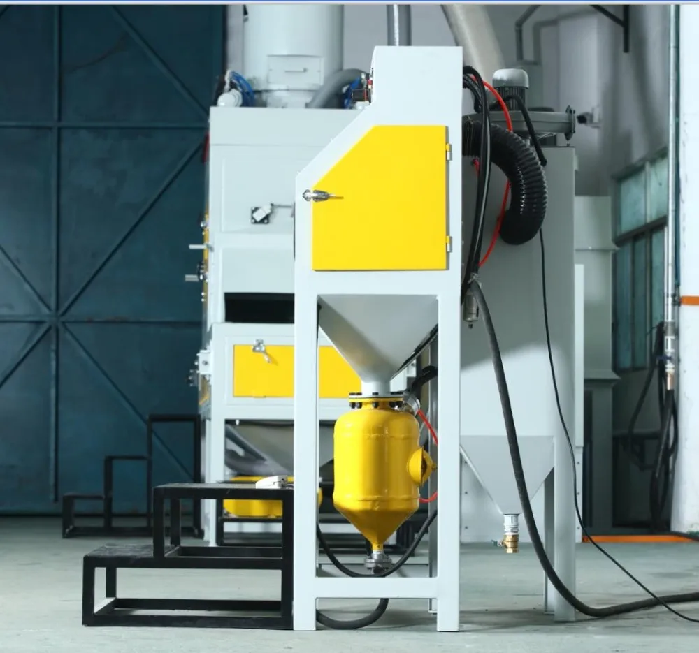 Dustless Portable High Pressure Sand Blast Cabinet Manual Sand Blasting ...