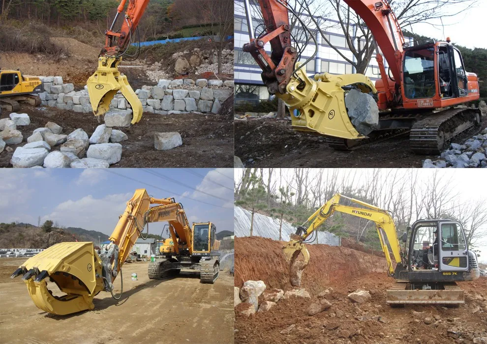 Small Excavator Hydraulic Rotary Clamp Bucket - Durable & Efficient