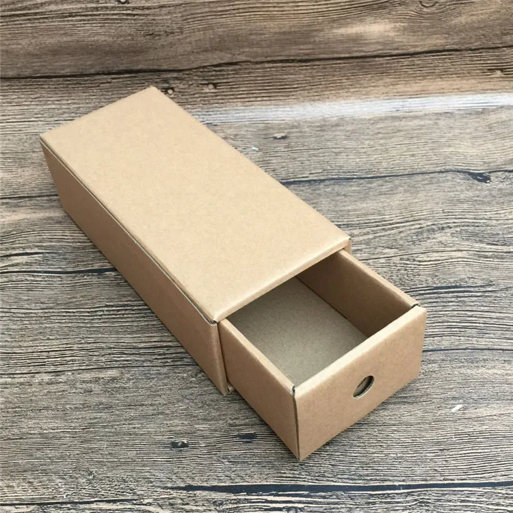 Custom Resealable Slide Box Packaging - Kraft Gift Boxes