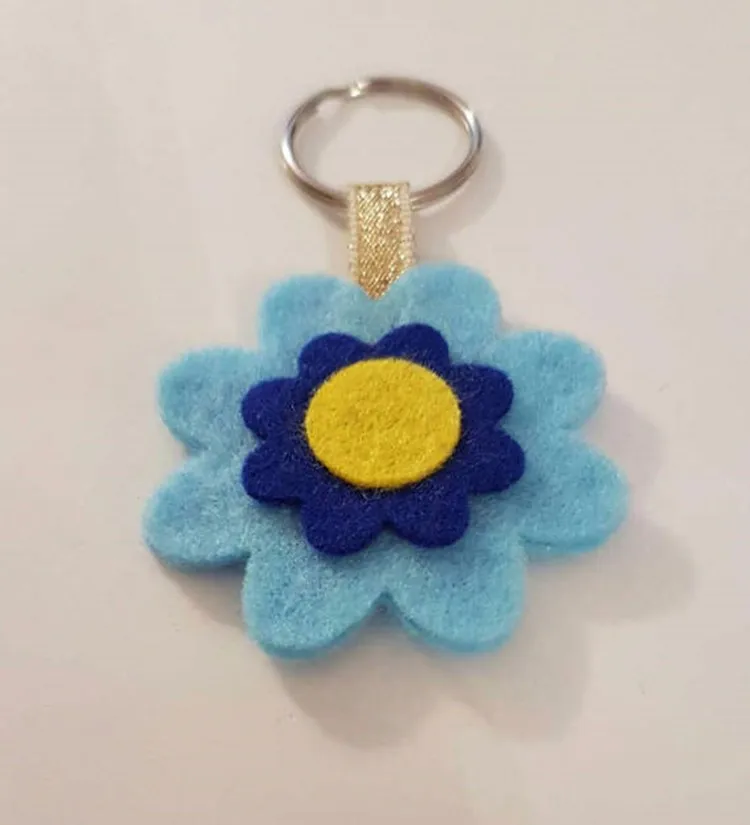 Key Tags Type Oem Shape Printing Cheap Cute Felt Keychain - Buy Cute ...