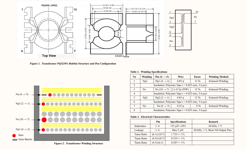 120w Pq3230 High Frequency Switching Power And Led Driver Transformer. - Buy Led Driver ...
