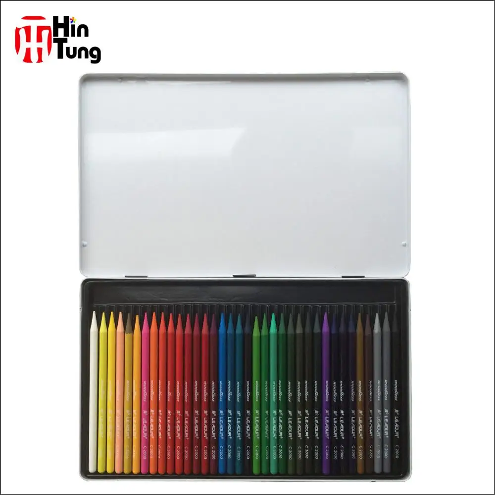 36pcs Graphite Woodless Color Pencil In Tin Box Set - Buy Graphite ...