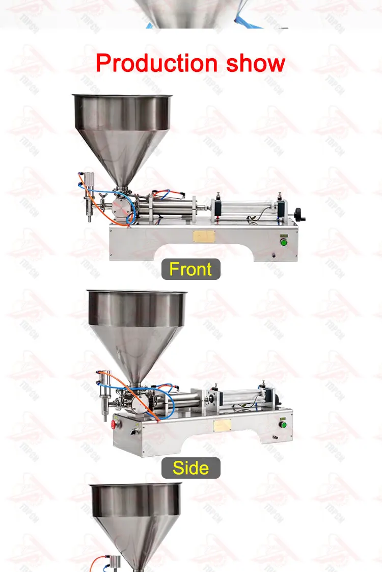 Small Semi Automatic Liquid Filling Machine for Food & Beverage