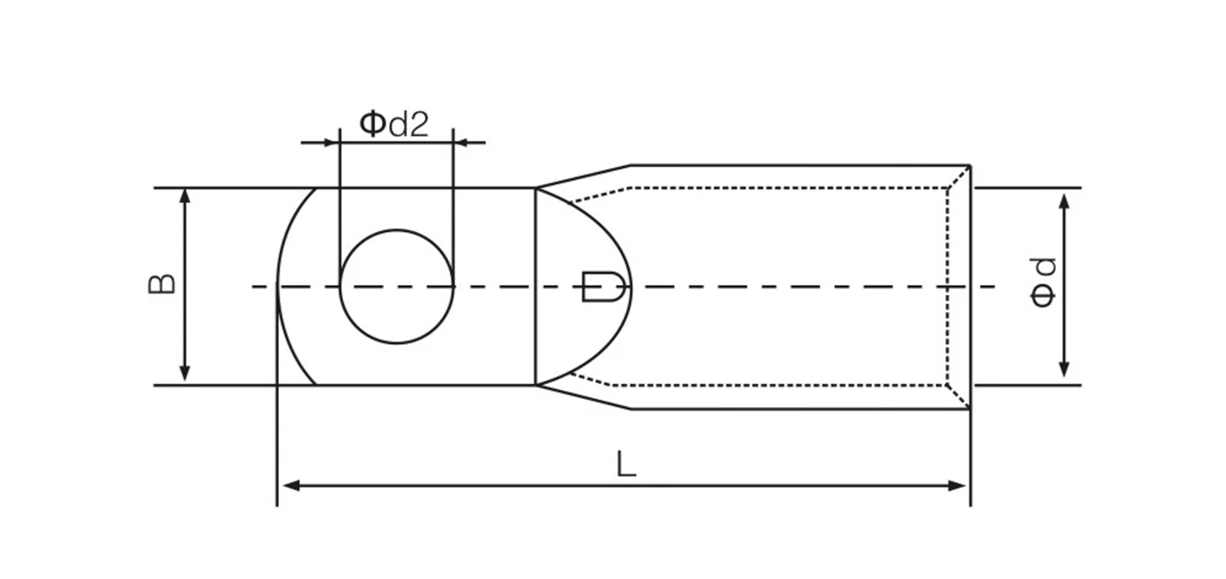 TM Series Copper Narrow-Tongue Cable Lug for Switchgear
