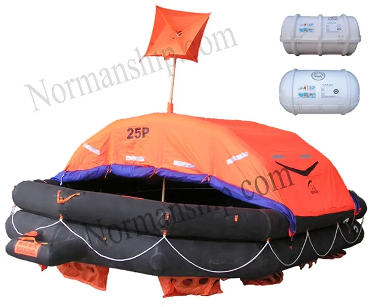 Solas 25 Person Throwing Inflatable Liferaft with Cheap Price