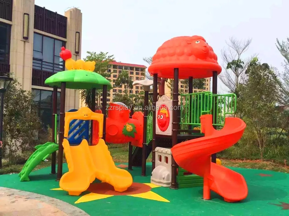 Play Yard Plastic Slide Swing Kids Outdoor Playground Set
