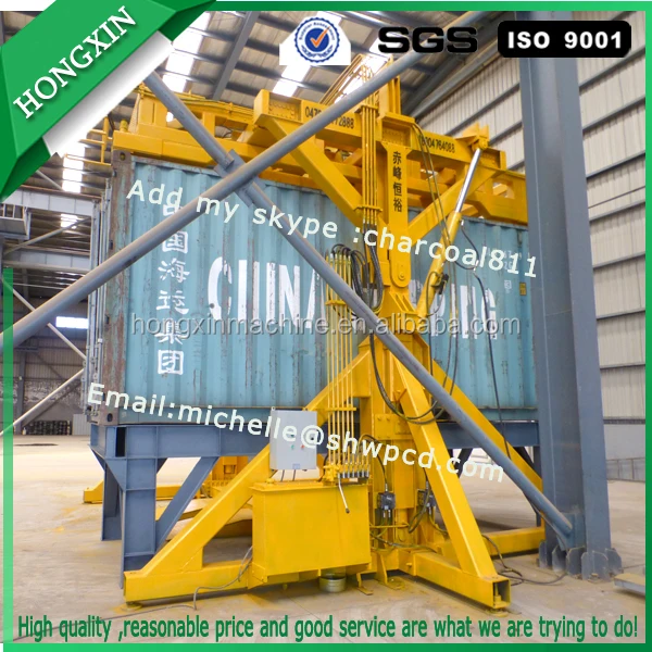 Stationary Hydraulic Container Tilter,Container Tilter Machine ...