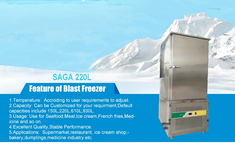 Flash Freezing Food Blast Freezer Equipment - Buy Flash Freezing ...