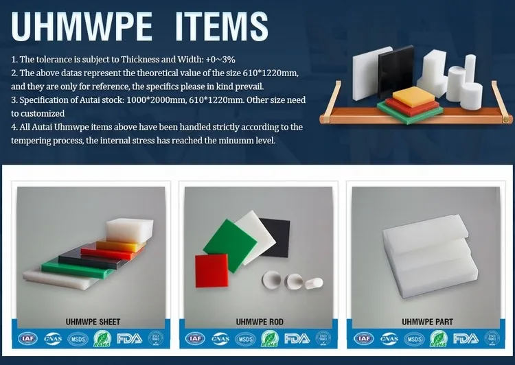 Upe Engineering Plastics Customized Uhmwpe Upe Polyethylene Board Sheet - Buy High Quality Uhmw ...