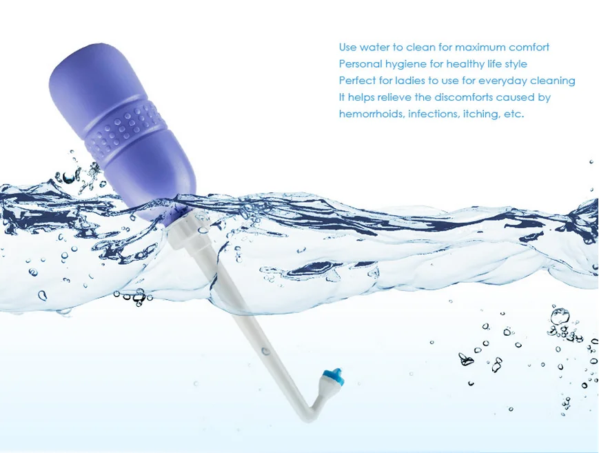 420ml Portable Plastic Small Bidet Bottle Personal Hygiene Handheld ...