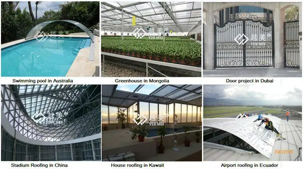 10 Years Warranty Polycarbonate Plastic Gate Sheet - Durable & Versatile