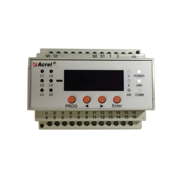 Din Rail Mounted Multi-channel Dc Energy Meters For Energy Consumption ...