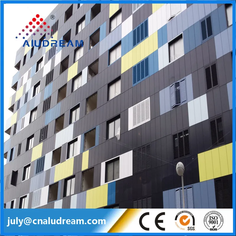 Alucobond Metallic Silver Acp Acm Aluminum Cladding - Buy Acp Aluminum ...