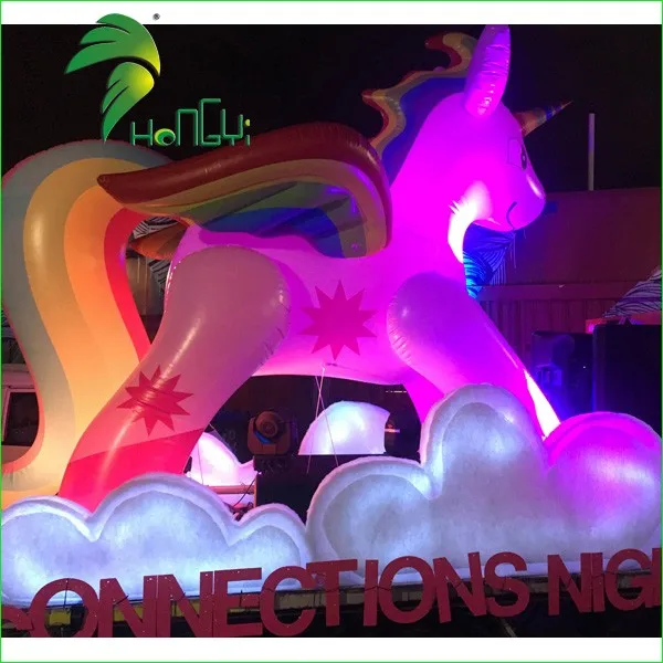 3M High Giant Inflatable Unicorn for Party - Fun & Promotional