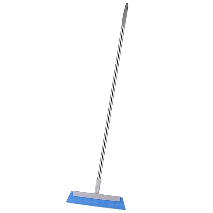 Hq0111 Blue Color Rubber Blade 12" Plastic Wiper With Stick - Buy ...