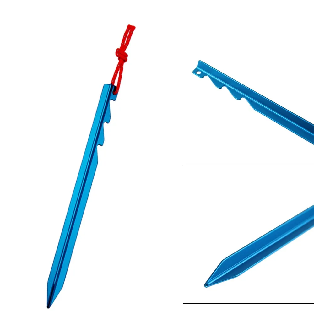 18cm Adjustable Aluminum Tent Peg Triangle Stake Ready For Ship - Buy ...